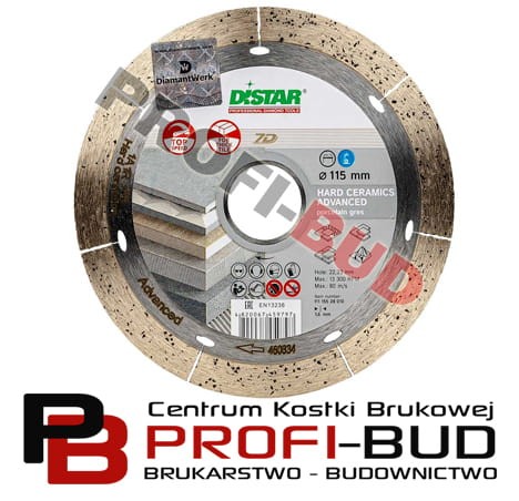 Distar 1a1r hard ceramics advanced 7d 115mm tarcza diamentowa do gresu ...